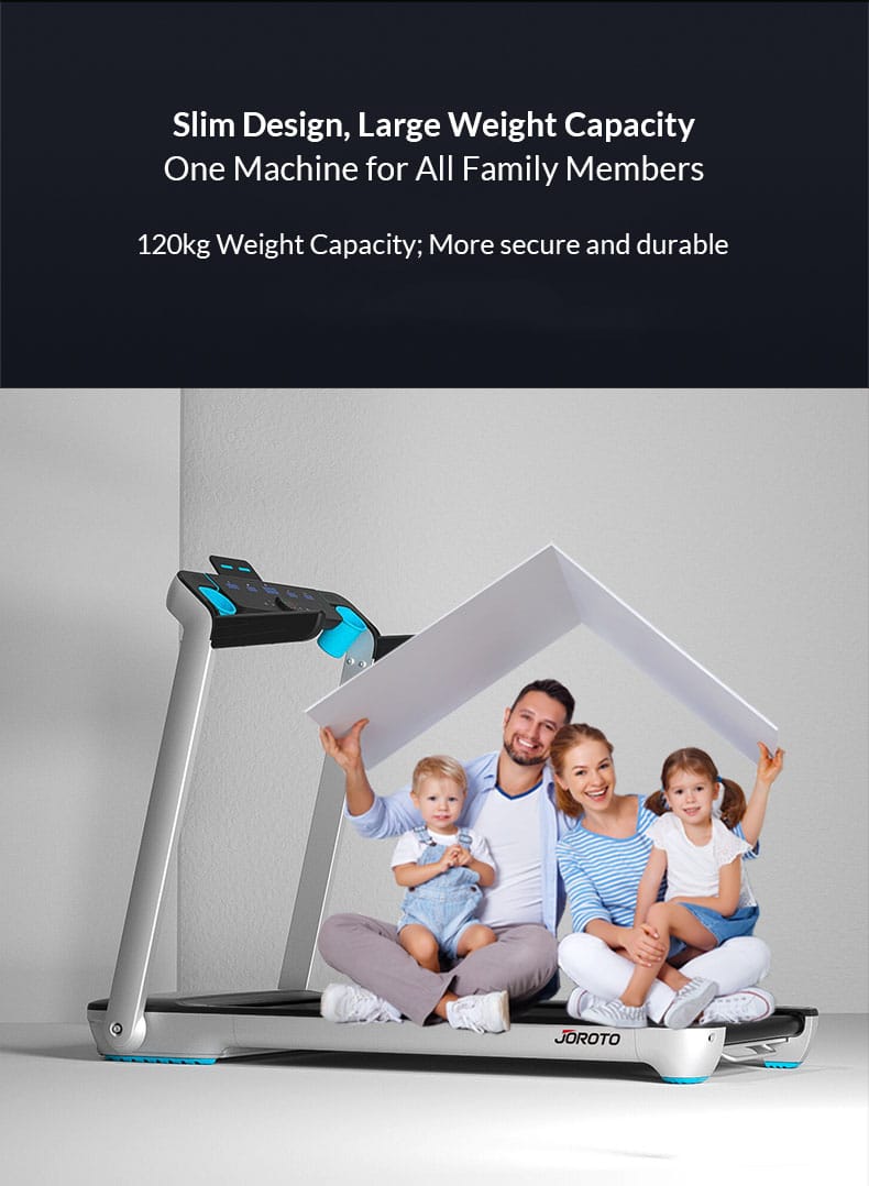 Foldable Home Treadmill | Adjustable Inclination | 1-15km/hr | NutroOne