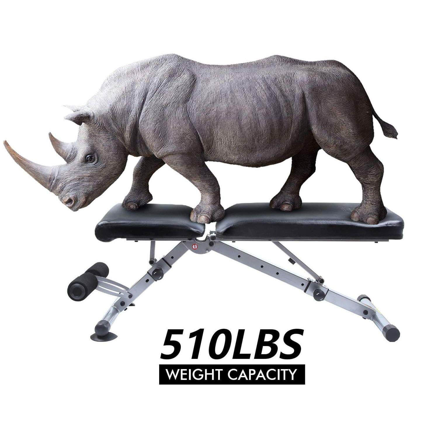 Foldable Utility Bench (Adjustable Back Pad and Seat Pad) | NutroOne