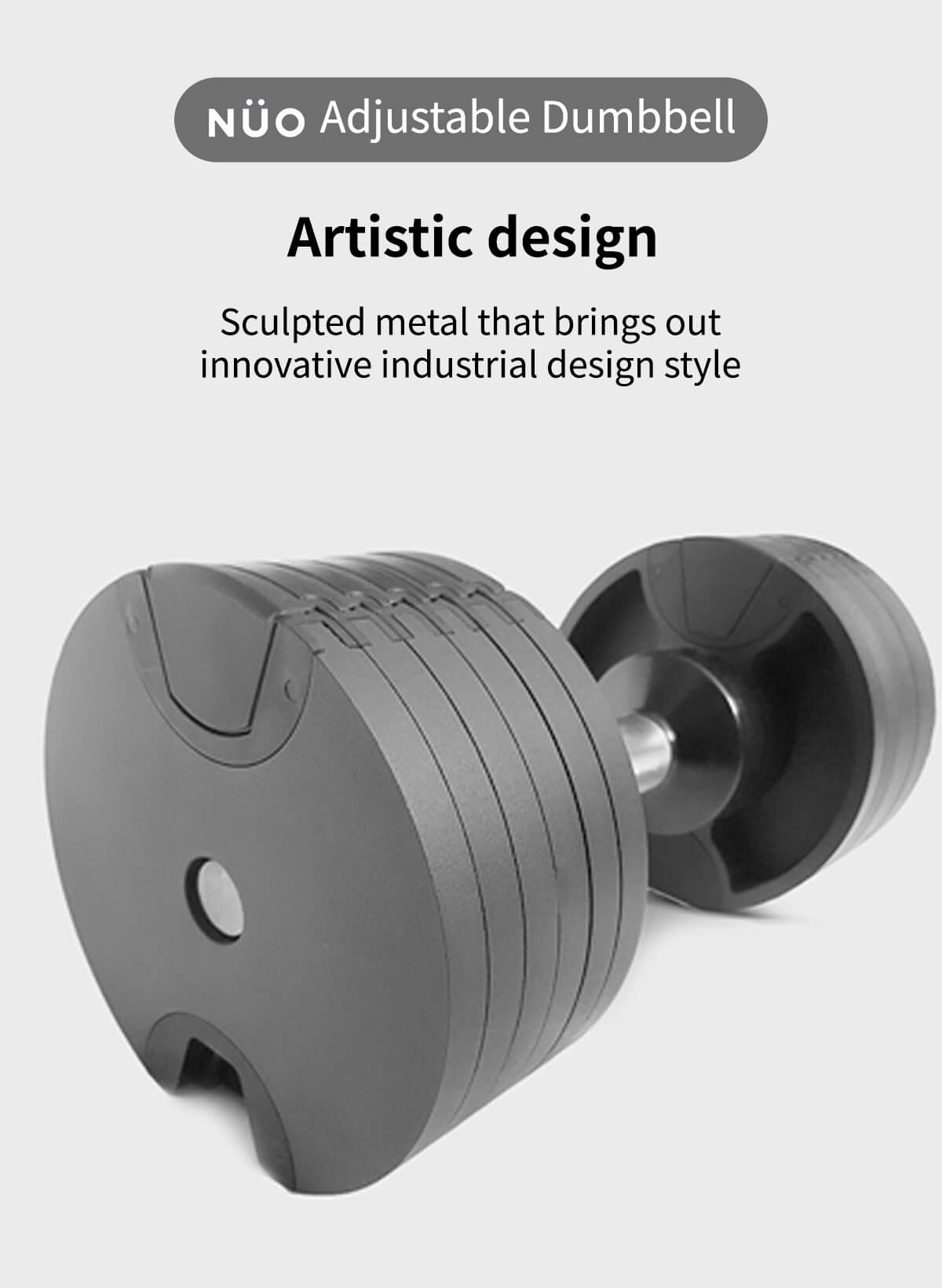 NUO Adjustable Dumbbell / Nuobell | NutroOne