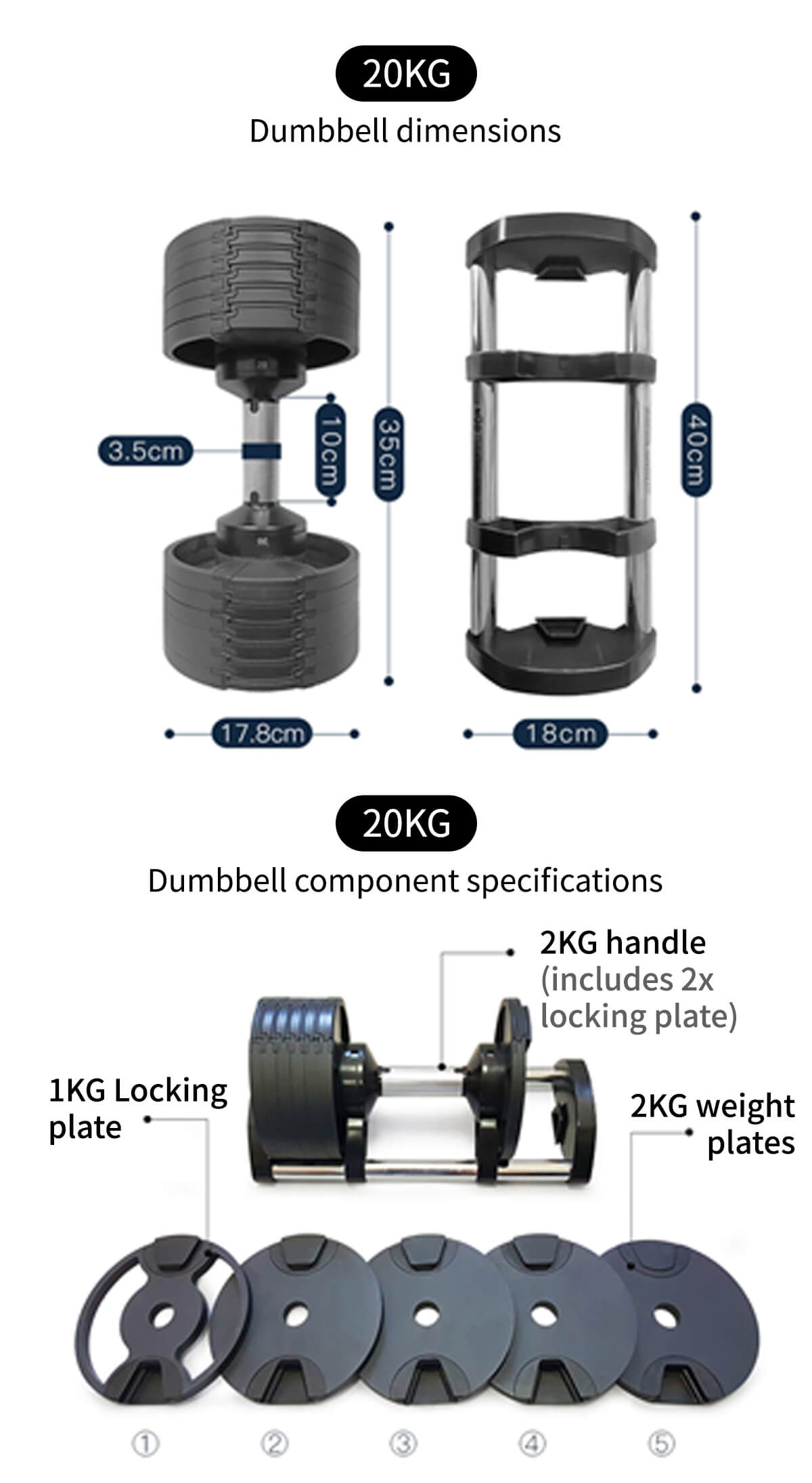 NUO Adjustable Dumbbell / Nuobell | NutroOne
