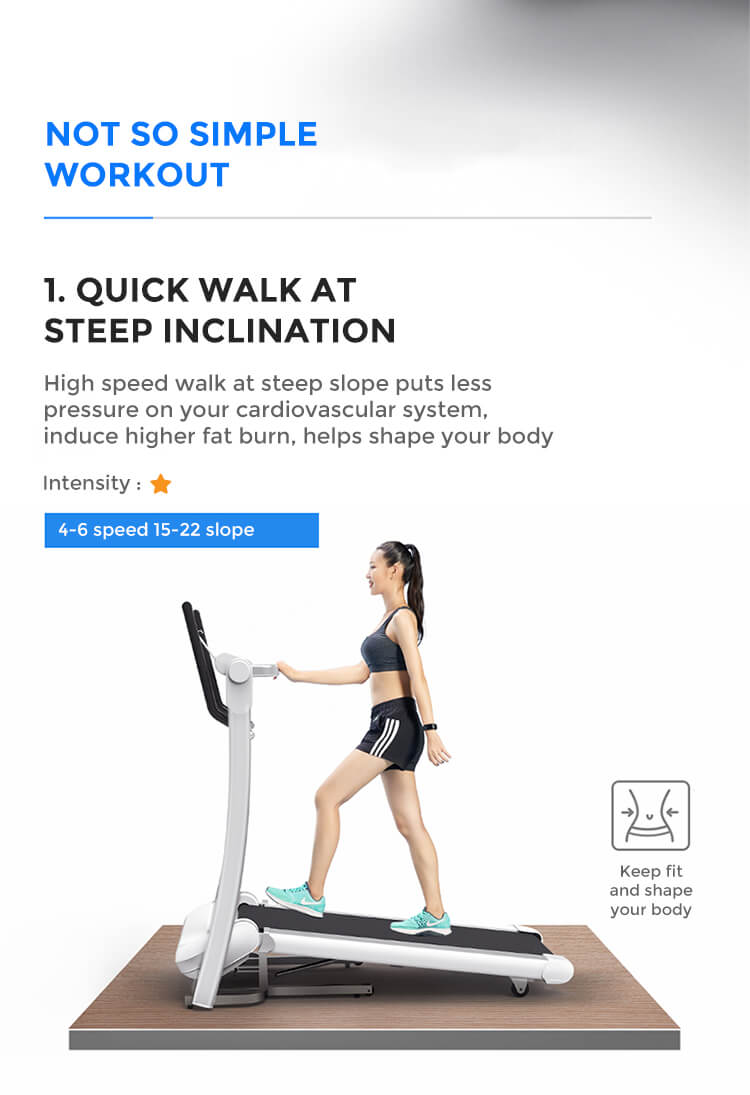 Model UP - Walking and Jogging Machines/Treadmill with Inclinations and ...