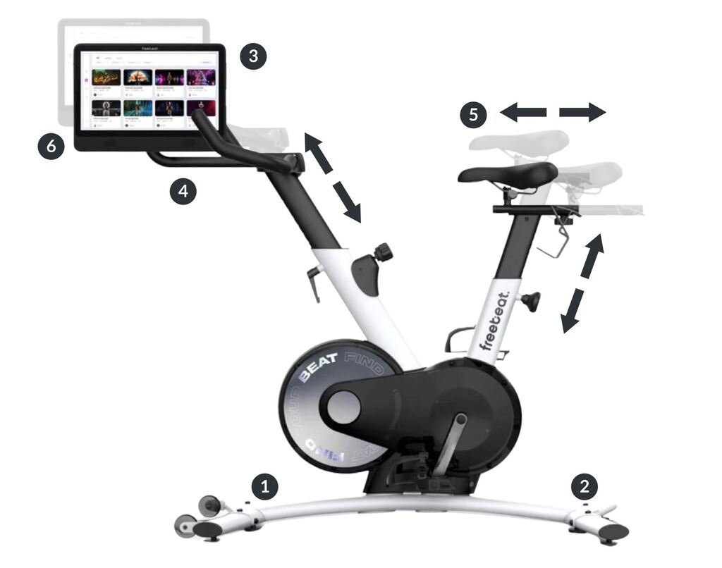 Freebeat™ Boom Bike (Futuristic Immersive Indoor Cycling) | NutroOne