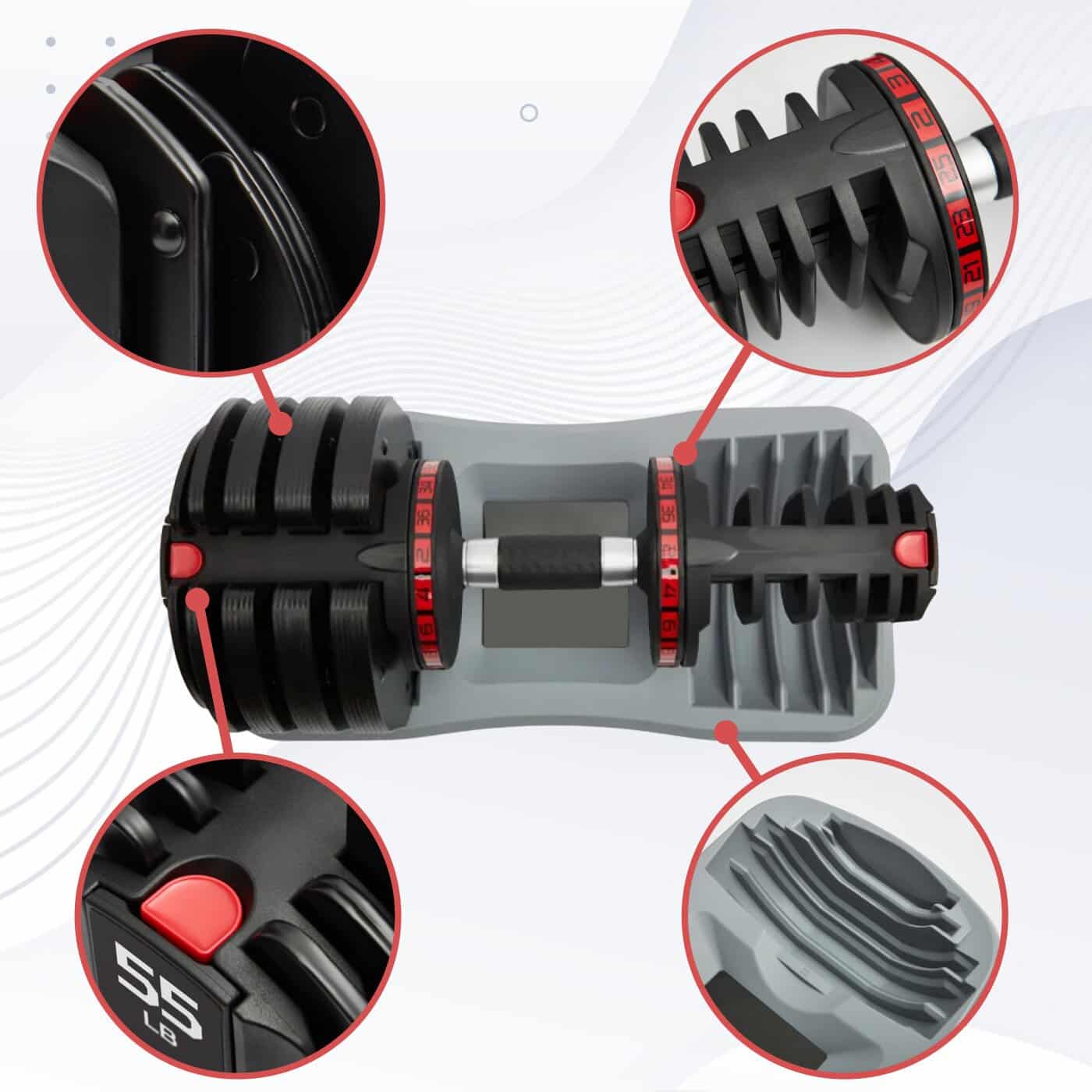 NutroOne IronBlast Adjustable Dumbbells | NutroOne