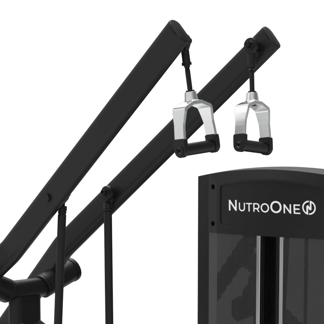 NutroOne Advanced Lat Pull Down Dual Track Machine - Commercial Fitness | NutroOne