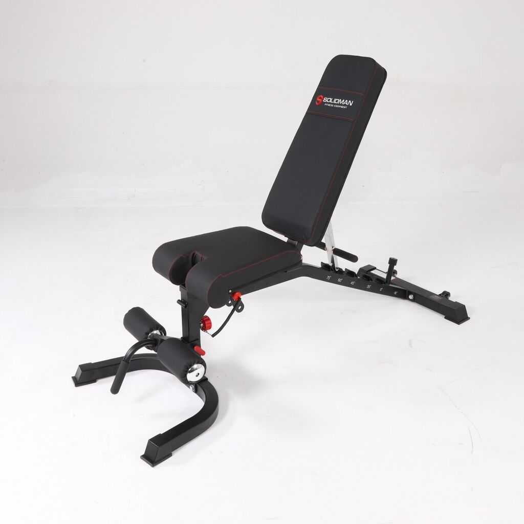 Multifunctional Adjustable Training Bench with Leg Press Accessory ...