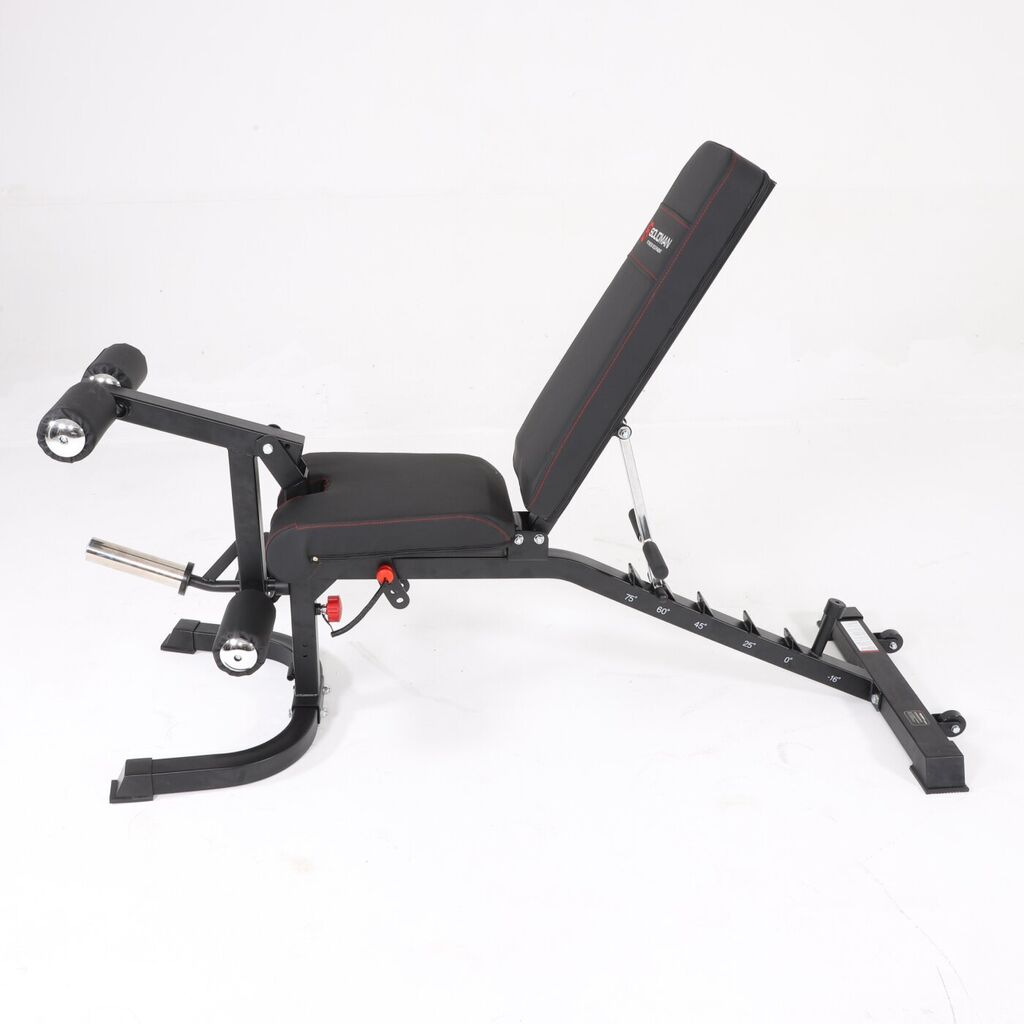 Multifunctional Adjustable Training Bench with Leg Press Accessory ...