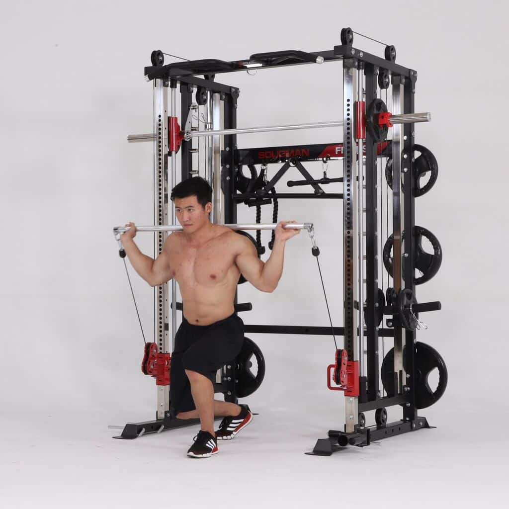 Multifunctional Smith Machine Squat Rack - Standard | NutroOne