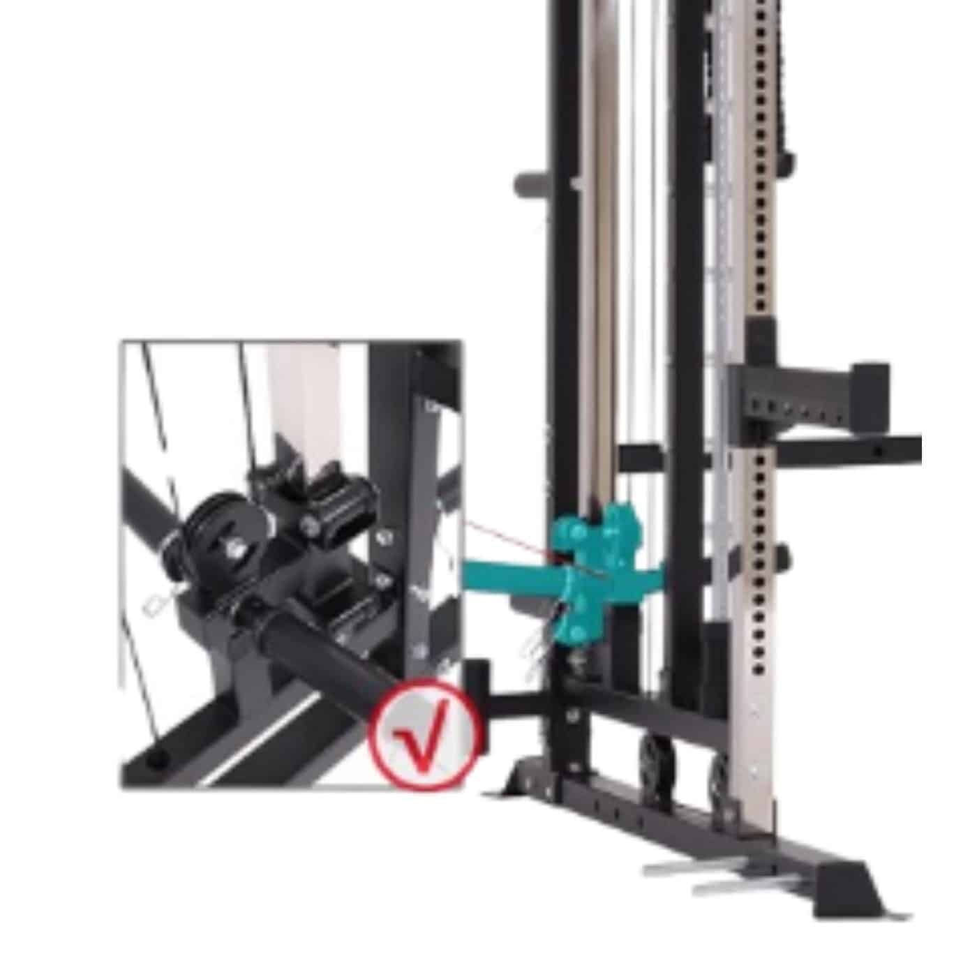 Multifunctional Smith Machine Squat Rack - Standard | NutroOne